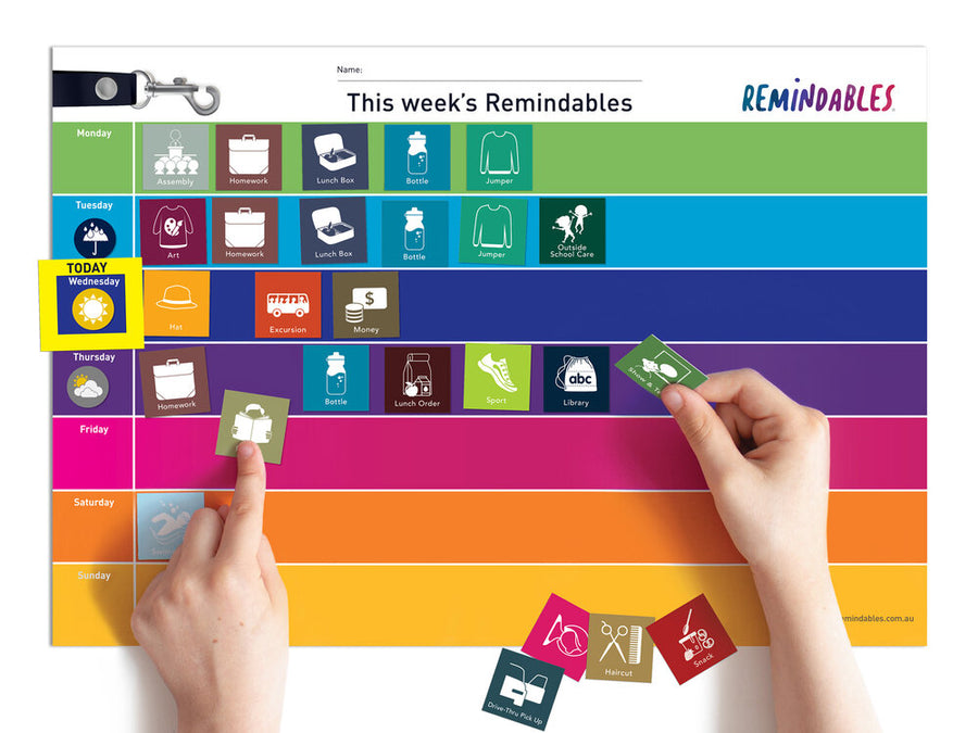 Remindables weekly reminder chart – our-sensory-life-